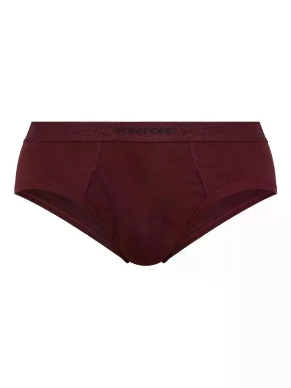 TOM FORD Branded-waistband Briefs - Red