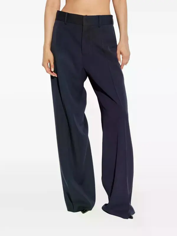 Dsquared2 Tailored Trousers With Gold-tone Logo Detail