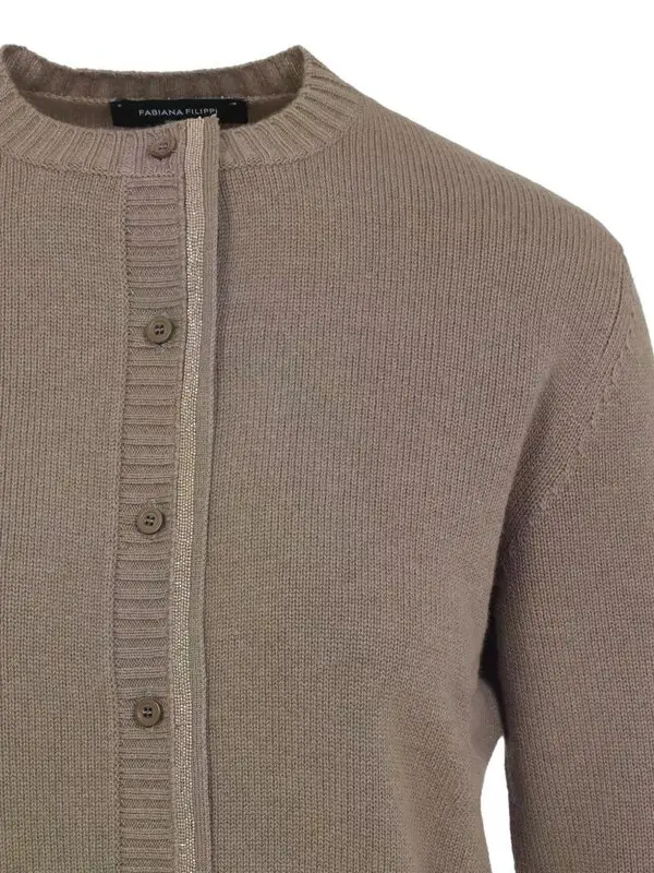 Fabiana Filippi Ribbed Button Cardigan