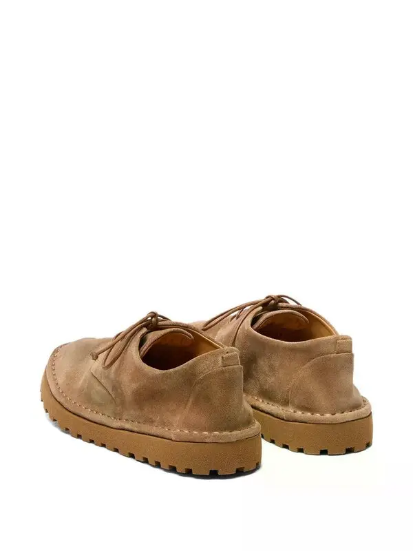 Marsèll Sancrispa Alta Suede Derby Shoes - Brown