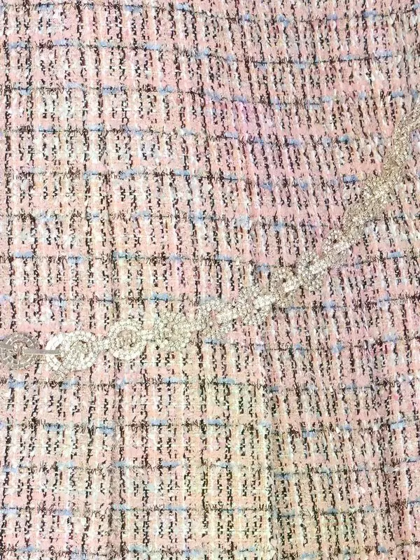 SELF-PORTRAIT Crystal-embellished Tweed Mini Skirt