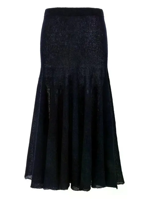 Magda Butrym Elasticated Flared Midi Skirt