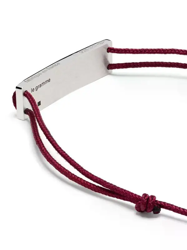 Le Gramme Le 5g Sterling Cord Bracelet