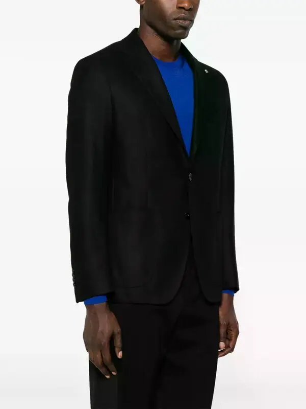 Tagliatore Single-breasted Appliqué-detail Blazer