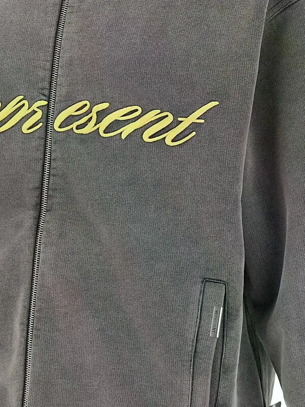 REPRESENT Contrasting-detail Zip-up Hoodie
