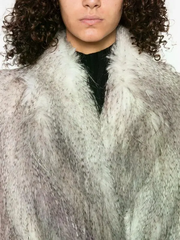 Giuseppe Di Morabito Belted Faux Fur Coat