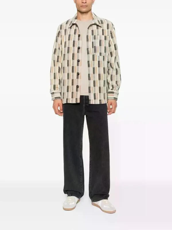 A.p.c. Checked Wool Jacket