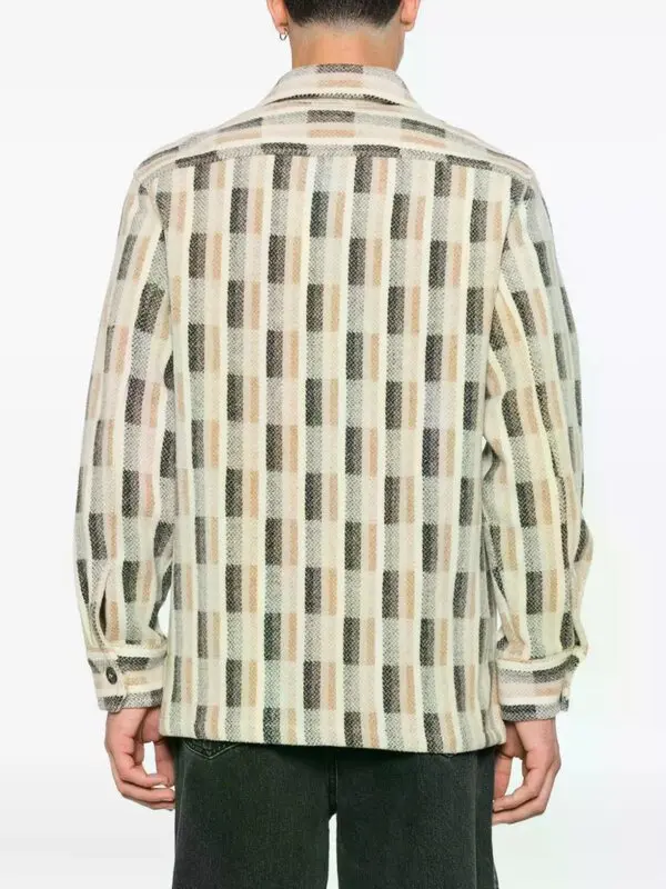 A.p.c. Checked Wool Jacket