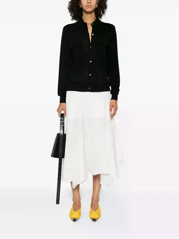 P.a.r.o.s.h Buttoned Cardigan With Polo Collar