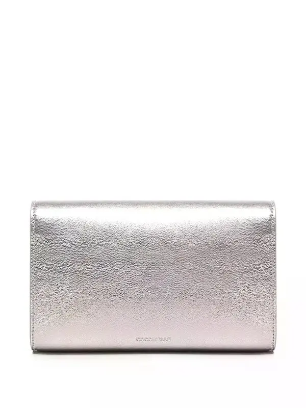 COCCINELLE Circular Lock Leather Shoulder Bag