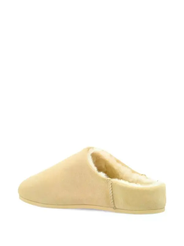 UGG Sheepskin-lined Flat-sole Mules - Neutrals