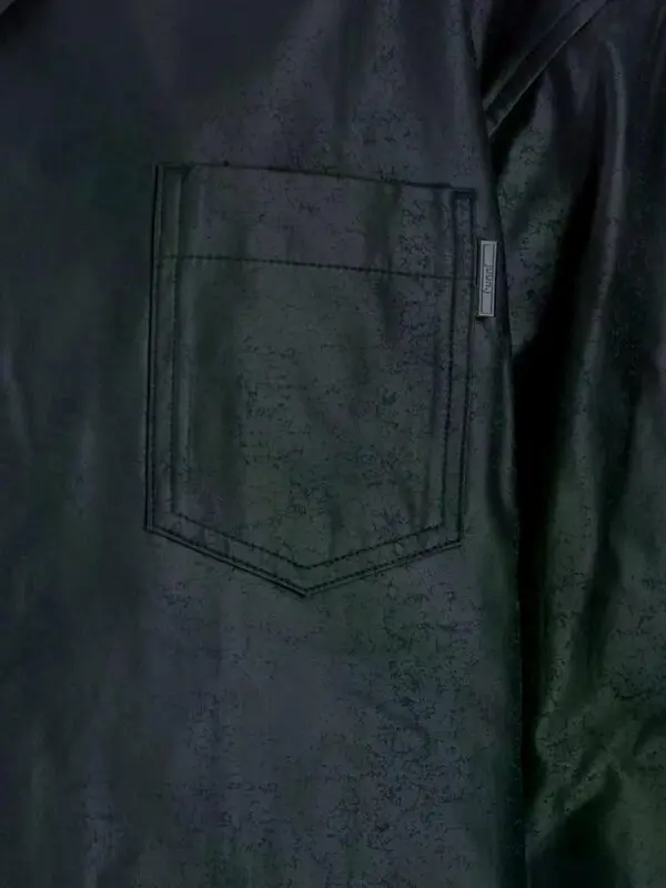JUUN.J Tailored-collar Coated Cotton Shirt