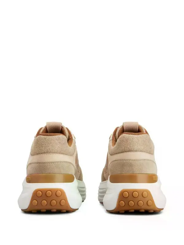TOD'S Panelled Lace-up Sneakers - Neutrals