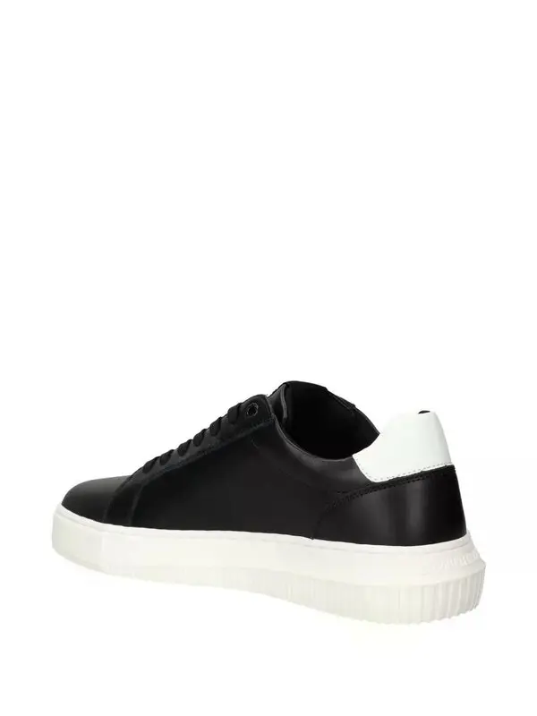Calvin Klein Logo Detail Leather Sneakers