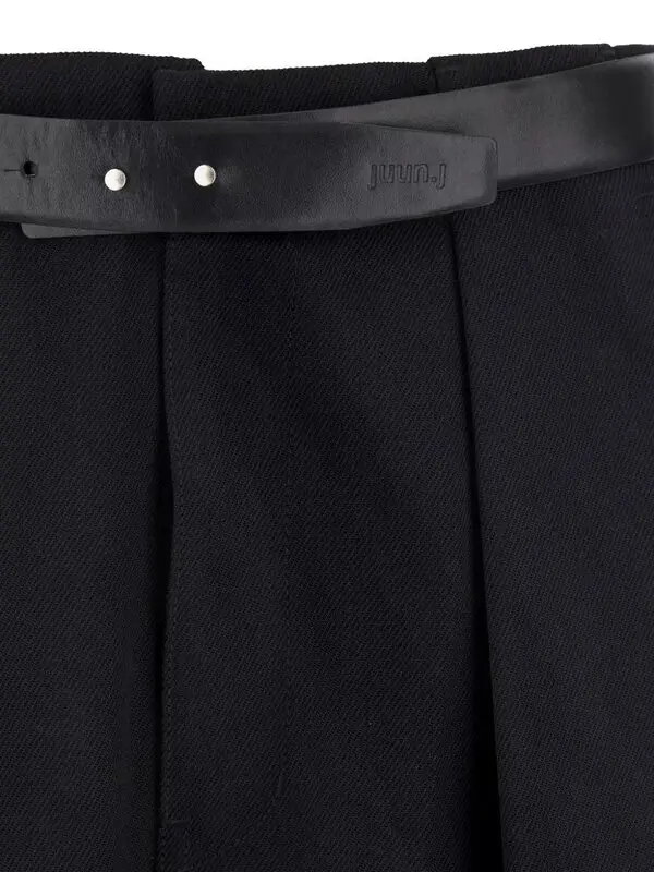 JUUN.J Pleated Belted Trousers