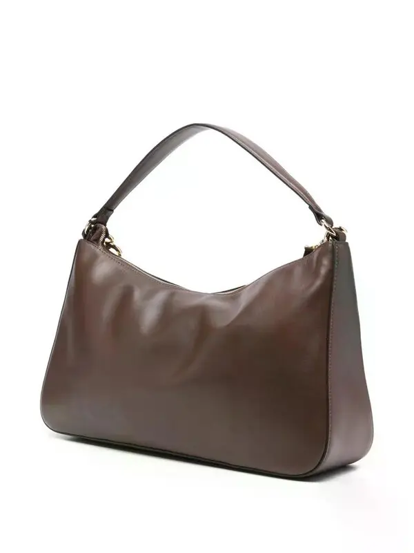 TWINSET Medium Liliane Shoulder Bag With Chain Embellishment - Brown