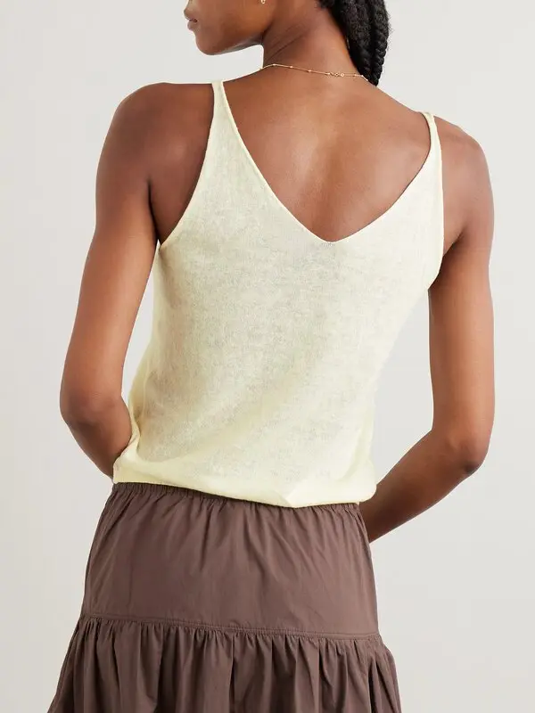 DEIJI STUDIOS Organic Cotton V-neck Tank