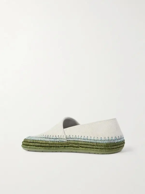 Loewe Rio' Suede Espadrilles - Gray