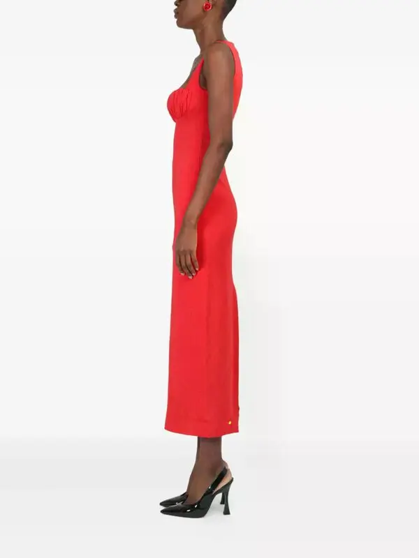 ROWEN ROSE Sleeveless Sweetheart Midi Dress