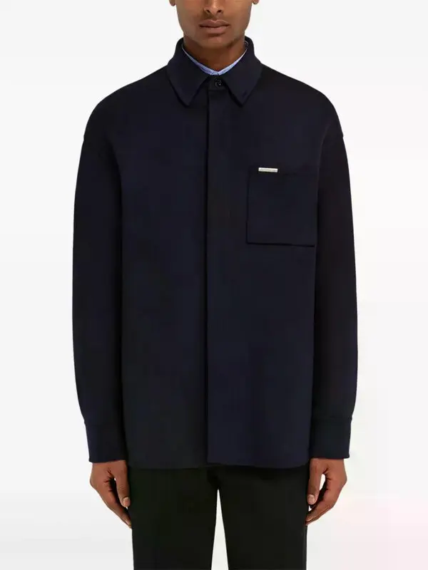 FERRAGAMO Cashmere-blend Overshirt