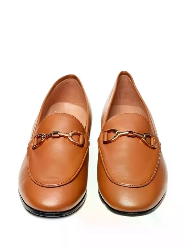 POCHE PARIS Estelle Leather Loafers