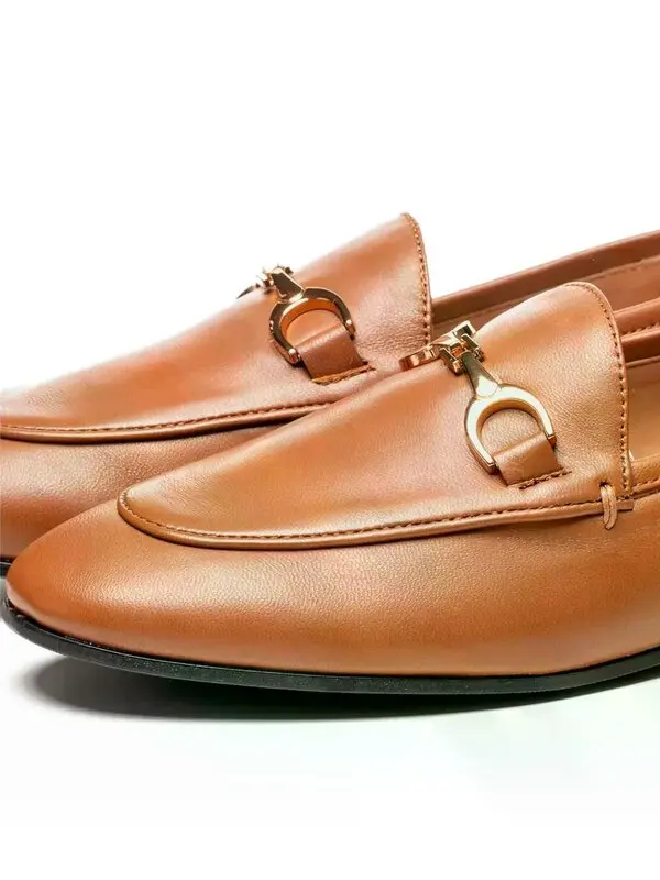 POCHE PARIS Estelle Leather Loafers