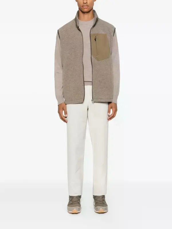 Sease Heather Cotton-linen Blend Trousers - Grey