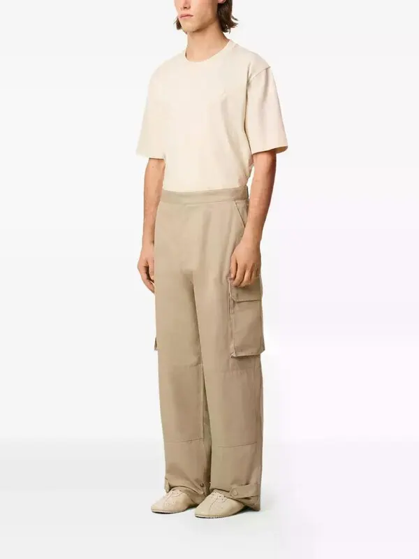 AMI Paris Cotton Gabardine Cargo Trousers