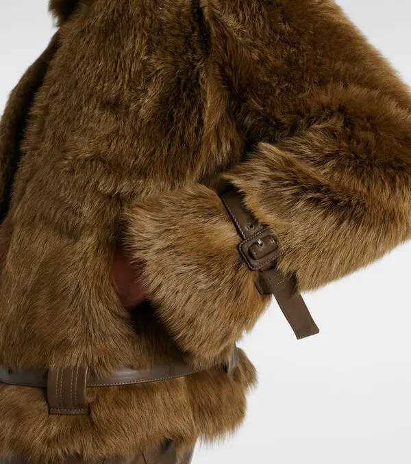 TOM FORD Shearling And Leather Jacket
