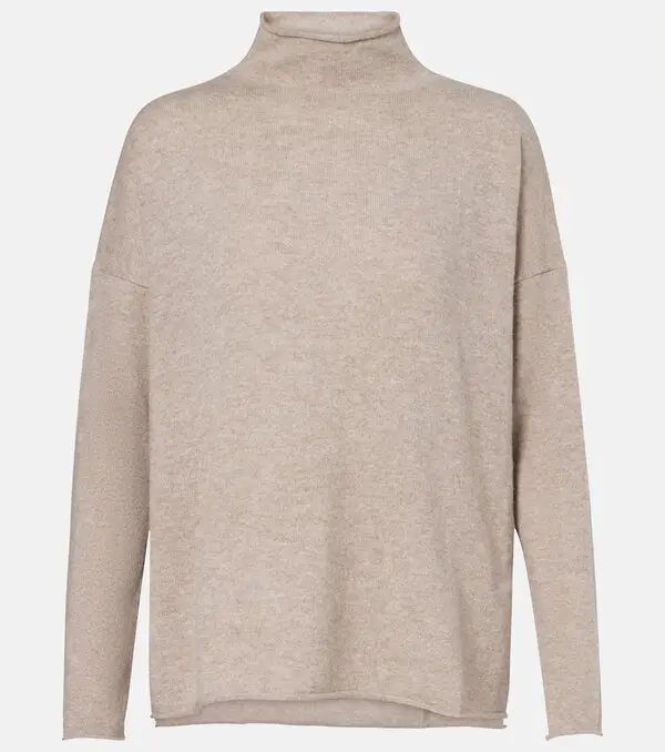 Jardin Des Orangers Cashmere High Neck Sweater - Beige