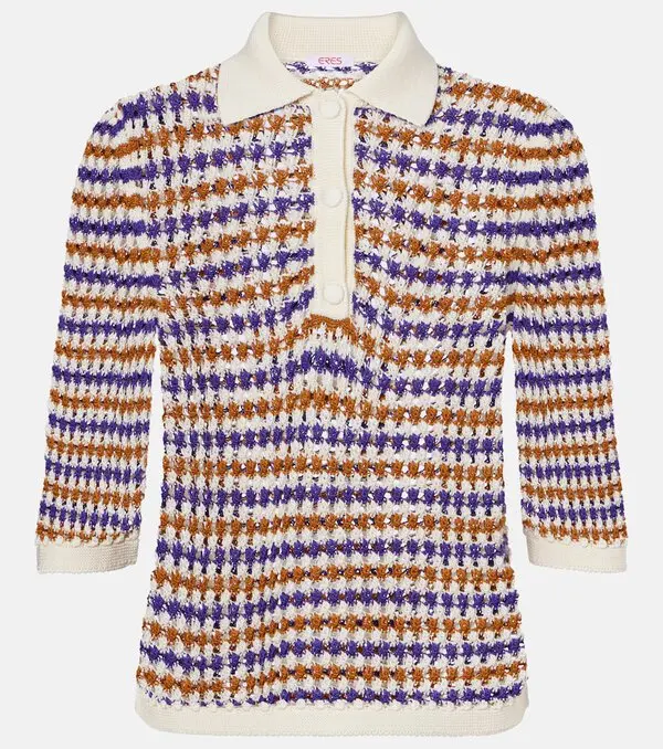 ERES Comeback Open-knit Polo Shirt - Multicoloured