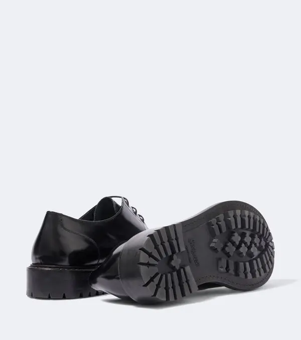 Saint Laurent Calf Leather Derby Shoes
