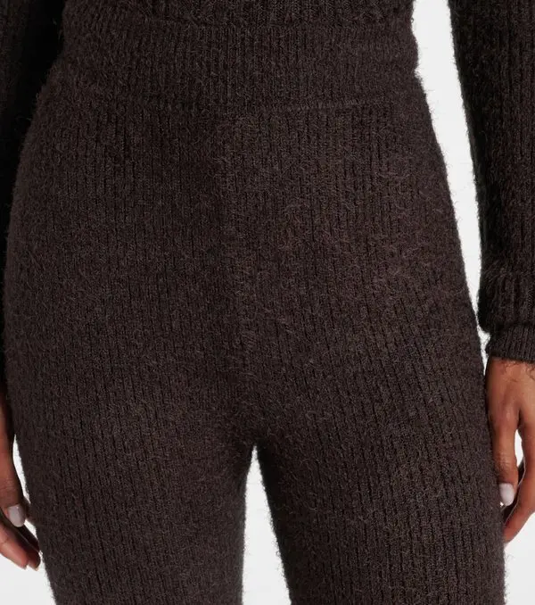 Loro Piana Flared Silk And Cashmere Trousers