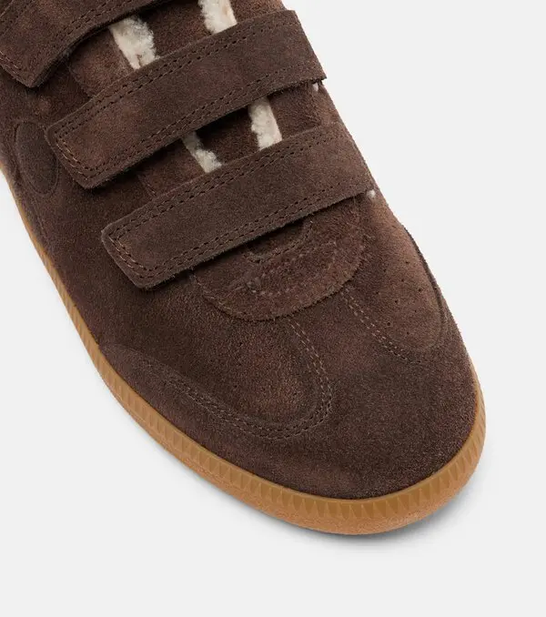 Isabel Marant Étoile Beth Suede Shearling Sneakers