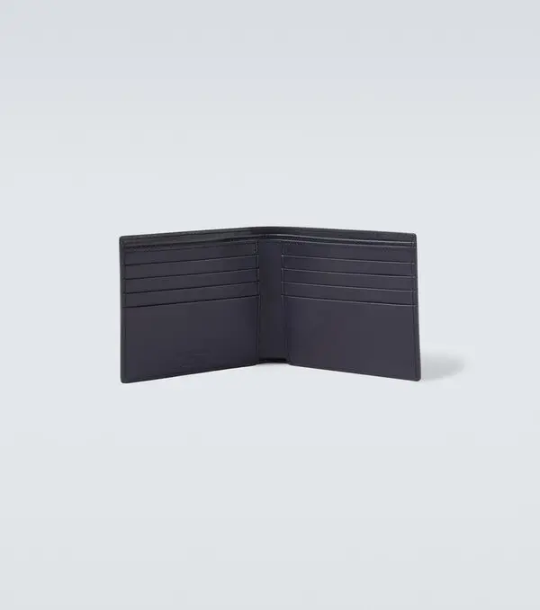 Saint Laurent Paris East/west Leather Wallet - Blue