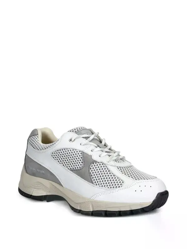 Filling Pieces Orion Mesh-panel Leather Sneakers - Grey