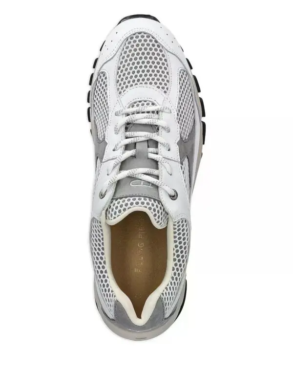 Filling Pieces Orion Mesh-panel Leather Sneakers - Grey