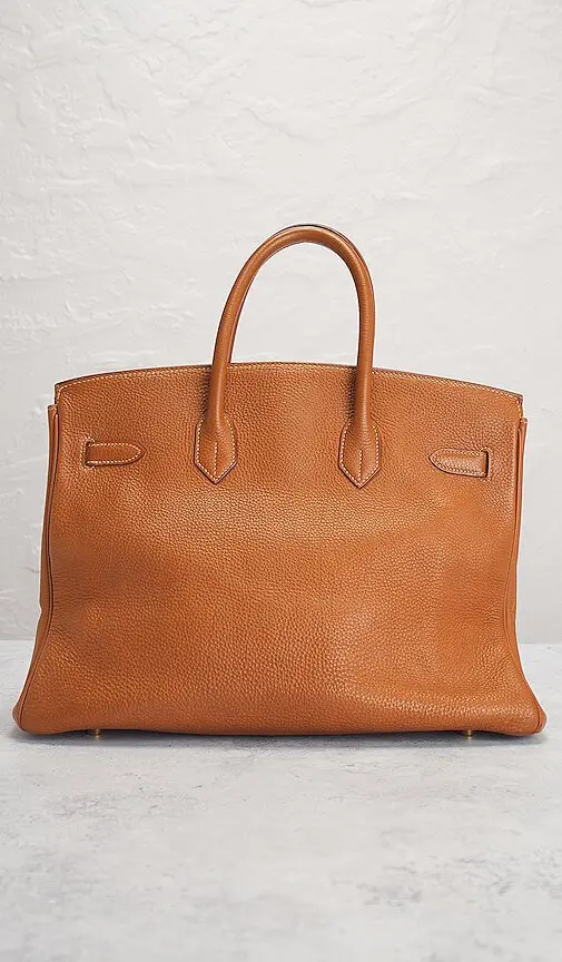 FWRD RENEW Hermes Birkin 35 Togo Handbag - Brown