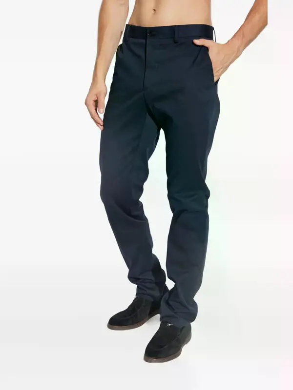 Etro Flat-front Cotton Trousers