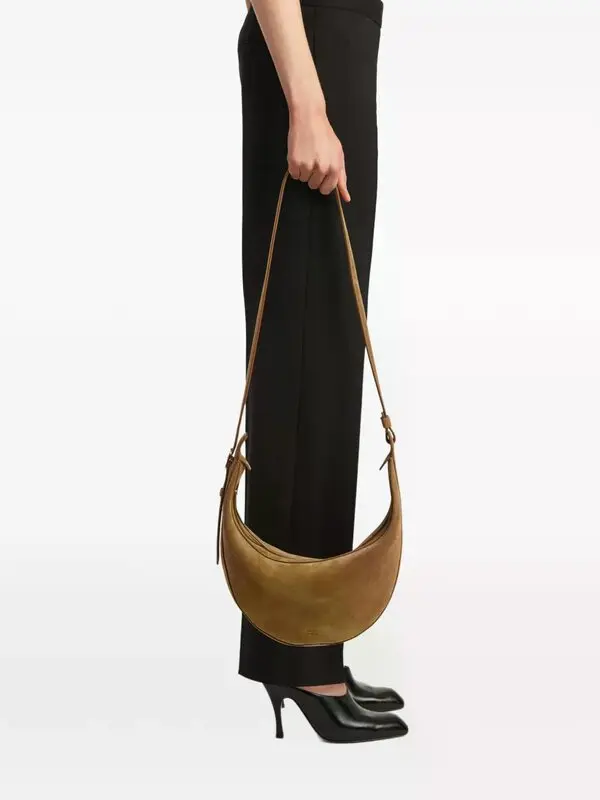 Khaite Augustina Crescent Zip-top Shoulder Bag