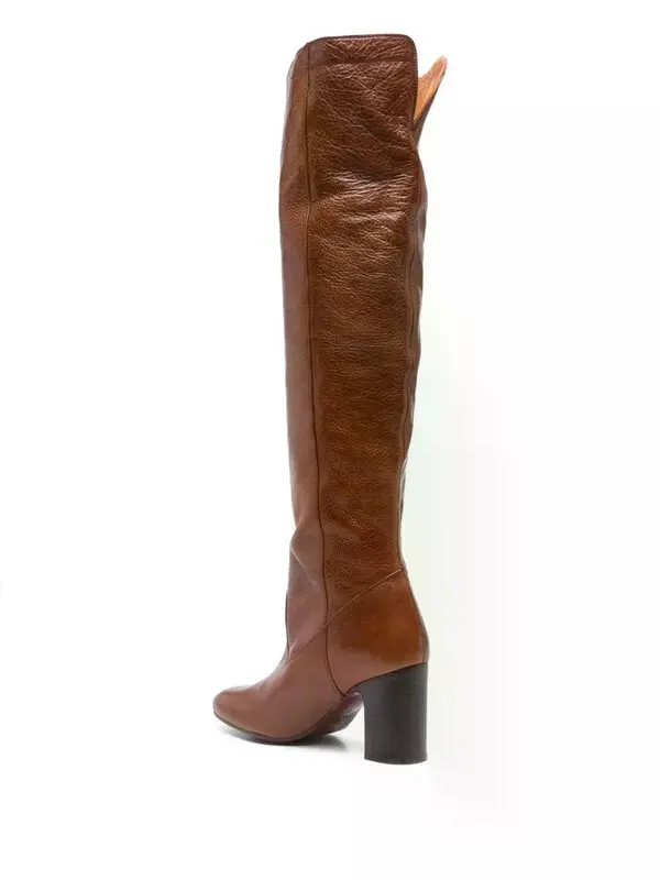 Chie Mihara 80mm Leather Knee-high Boots
