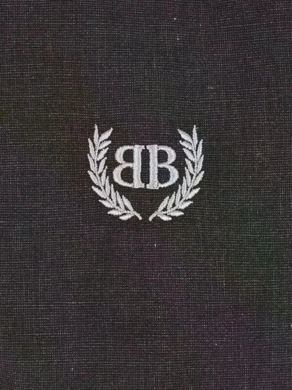 Balenciaga Hooded Logo-embroidered Jacket