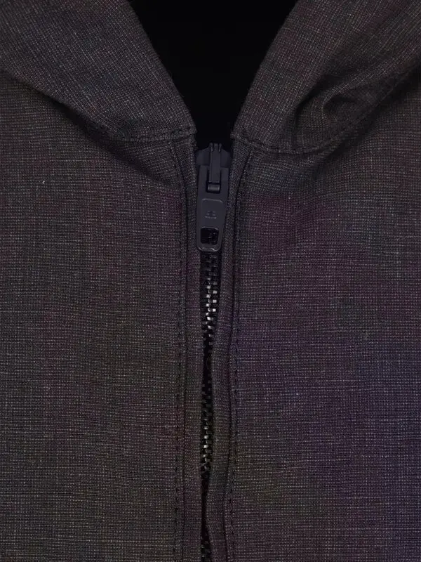 Balenciaga Hooded Logo-embroidered Jacket