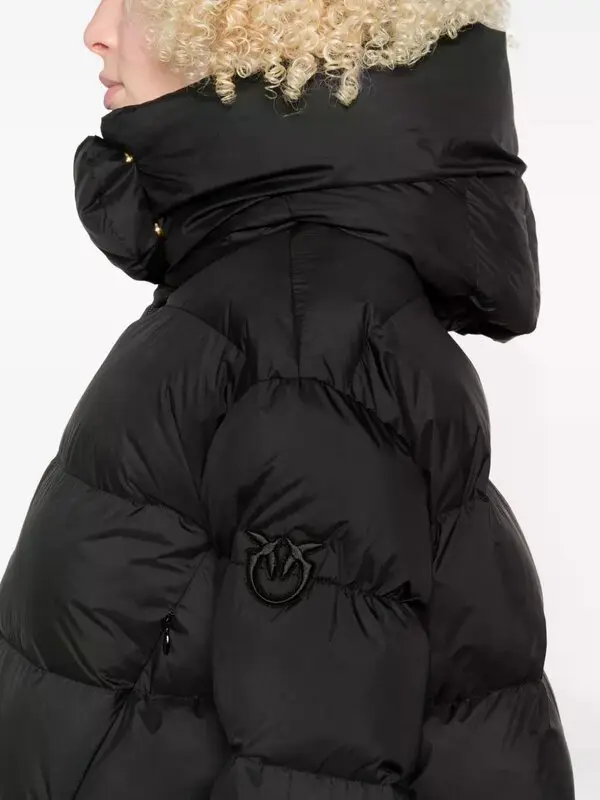 Pinko Quilted High-neck Zip-up Jacket