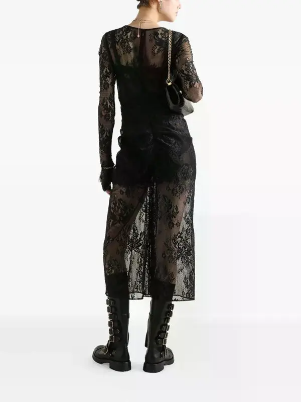 Dolce & Gabbana Lace Long Sleeve Dress