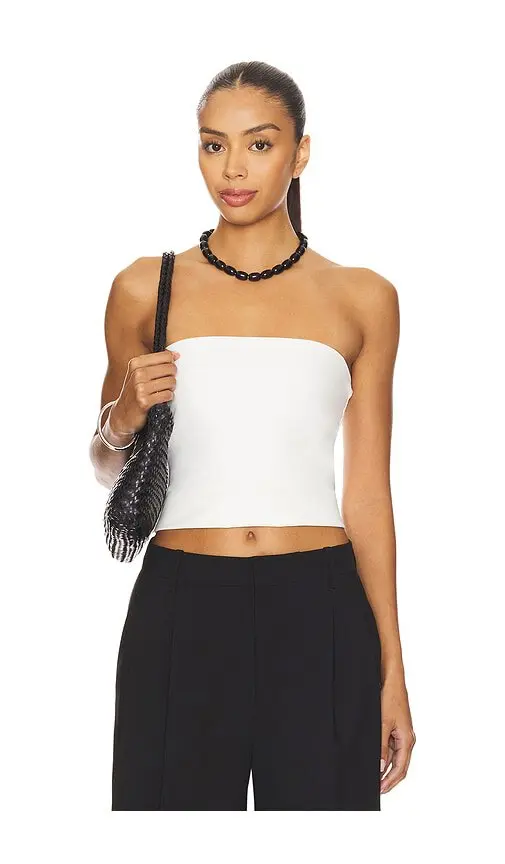EAVES Bo Tube Top - White