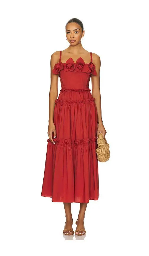 AKNVAS Rach Dress - Brick
