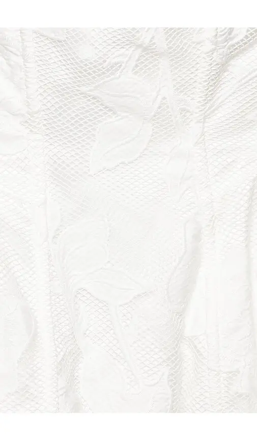 FLEUR DU MAL Collette Dress - Ivory
