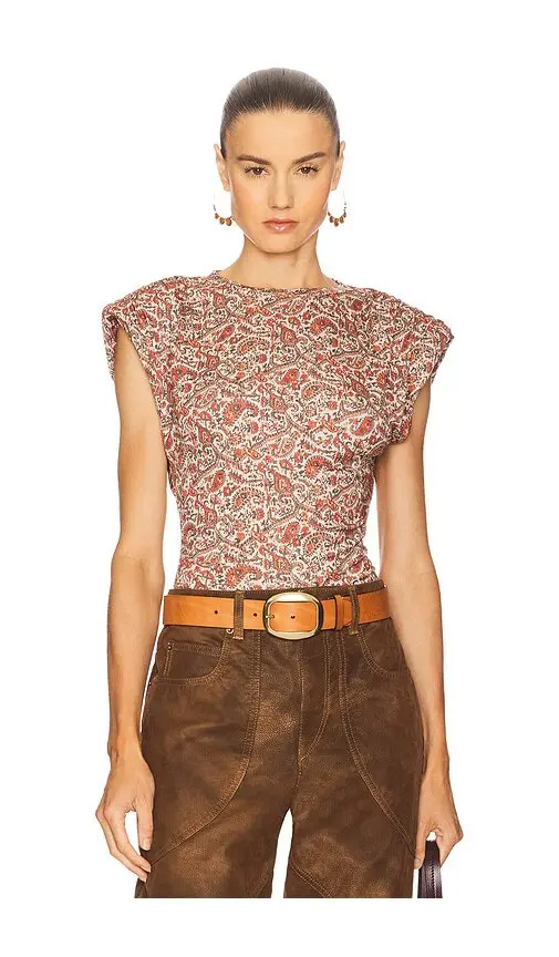 Isabel Marant Étoile Devani Top - Rust