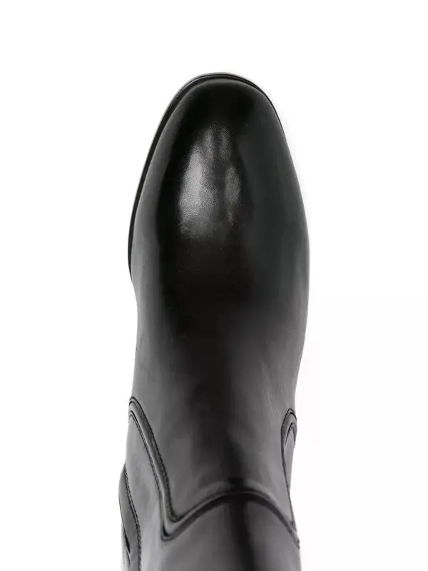 Ralph Lauren 60mm Leather Knee Boots